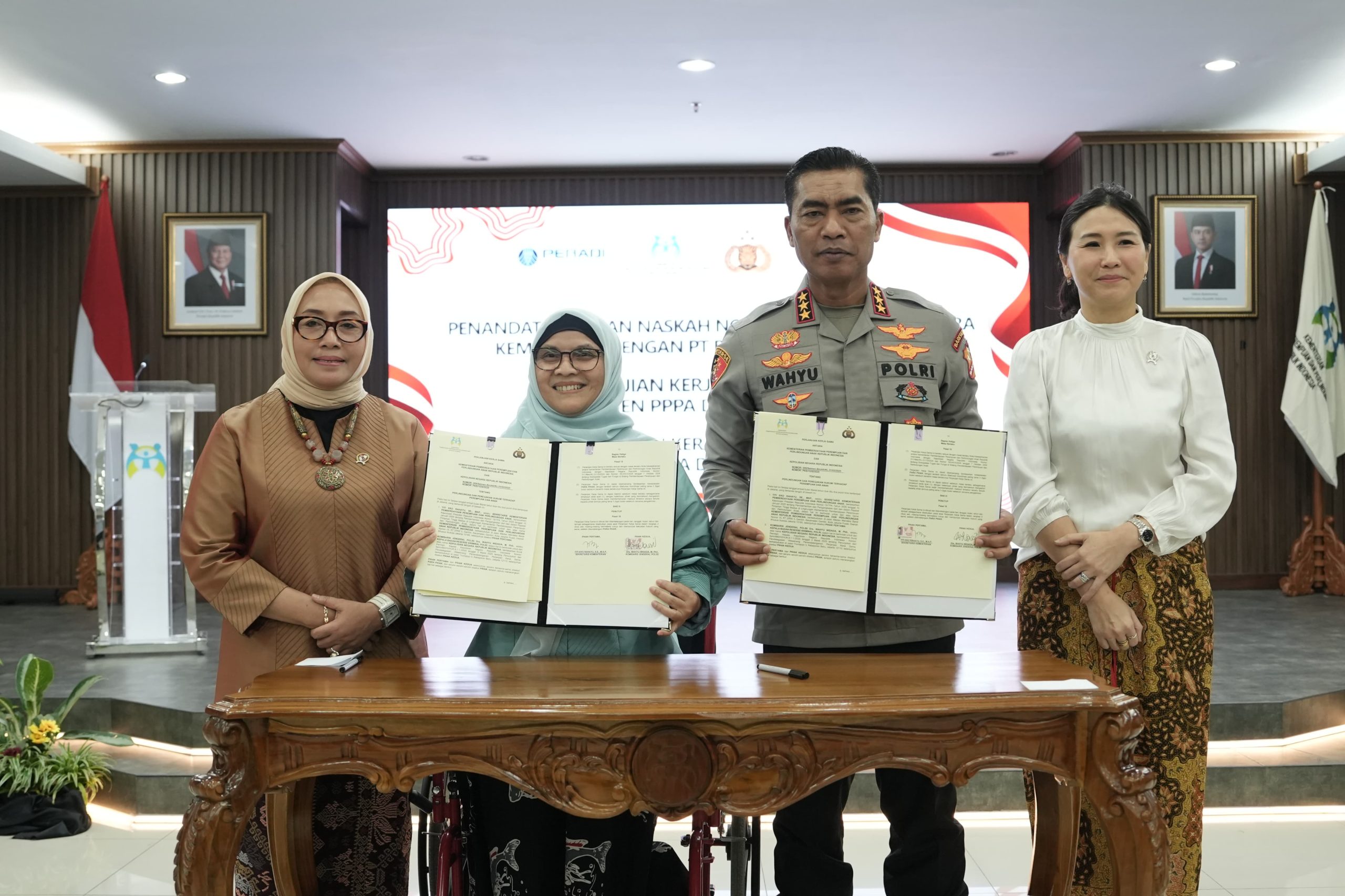 Polri-Kementerian PPPA Teken MoU Percepatan Penanganan Kasus Kekerasan Perempuan dan Anak ...